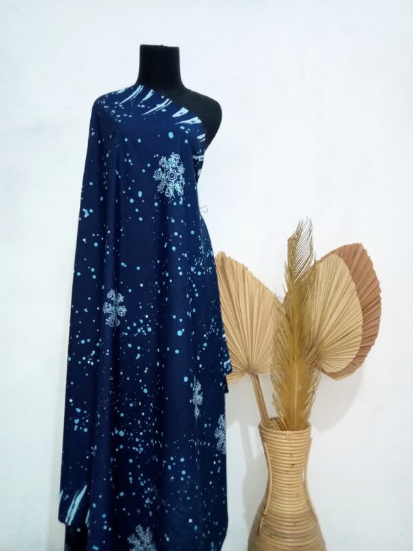 Kain Batik Ciprat Khas Kabupaten Blitar “Motif Cakrapalah” Edisi Biru ...