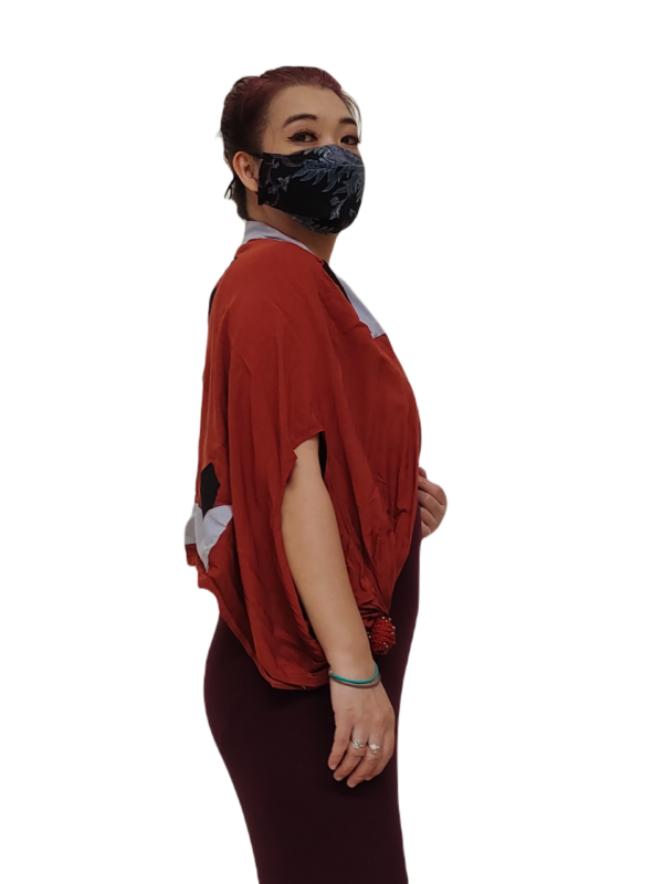 Outer Syal Mantel Scarf Leher Polos Scarf Katun Patchwork Gesyal custom ...